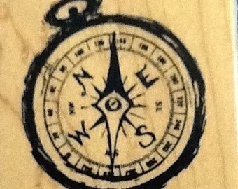 Compass stamp | Etsy