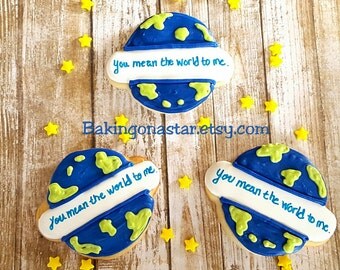 Planet cookie | Etsy