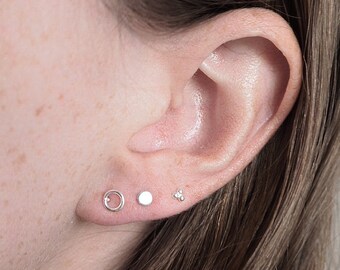 Open circle earrings | Etsy