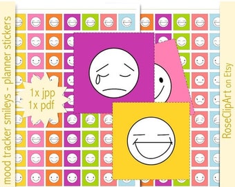 Unique mood sticker related items | Etsy