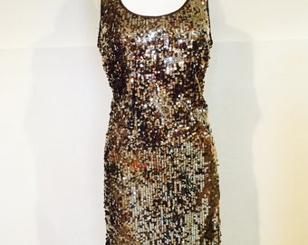 Vintage sequin dress | Etsy
