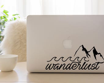 Wanderlust decal | Etsy