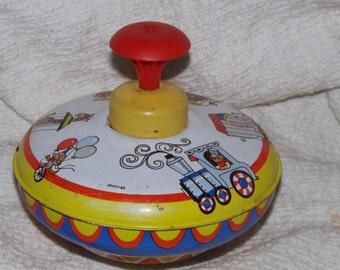 Vintage spinning top | Etsy