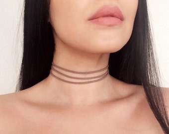 Unique choker collar related items | Etsy