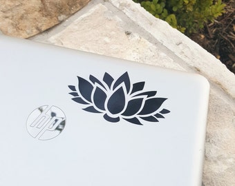 Lotus decal | Etsy