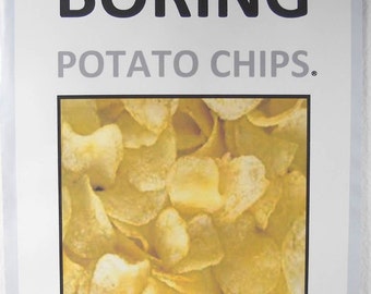 Potato chip bag | Etsy
