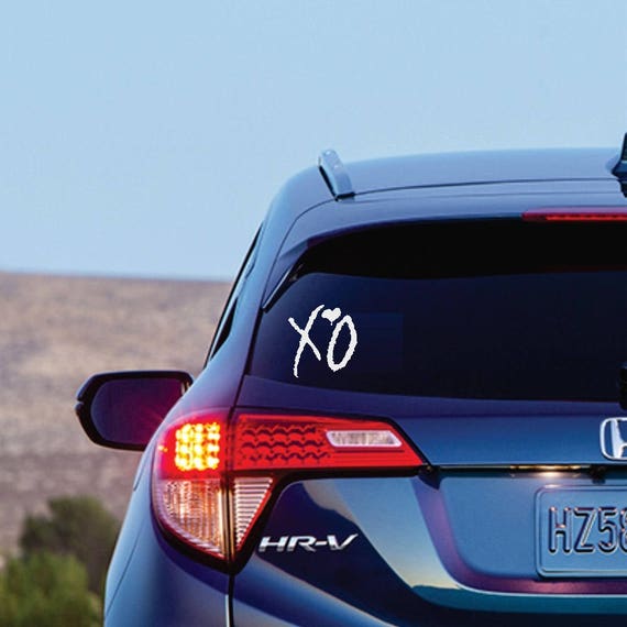 XO The Weeknd Logo Sticker Car Decals The Weeknd Sticker