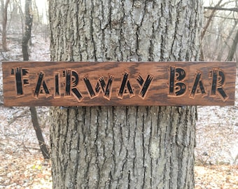 Rustic bar sign | Etsy