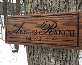 Ranch sign | Etsy