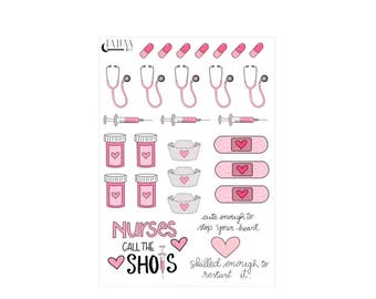 Nurse sticker | Etsy
