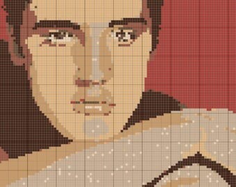 Elvis cross stitch | Etsy