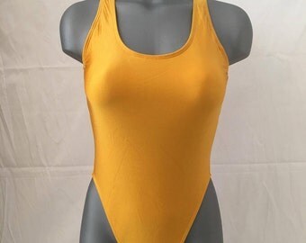 Alabama Red High Hip Thong One Piece Swimsuit