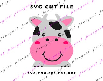 Cow decal | Etsy