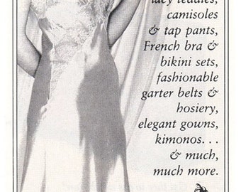 Lingerie ad | Etsy
