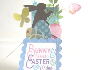 Easter pop up card | Etsy