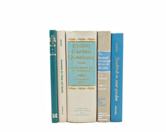 Turquoise book set | Etsy