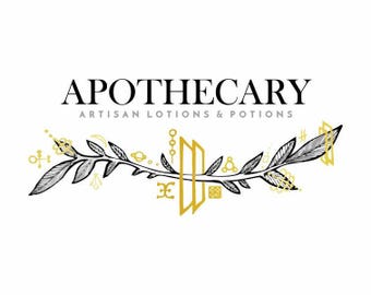 Apothecary logo | Etsy