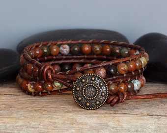 Men african bracelet | Etsy