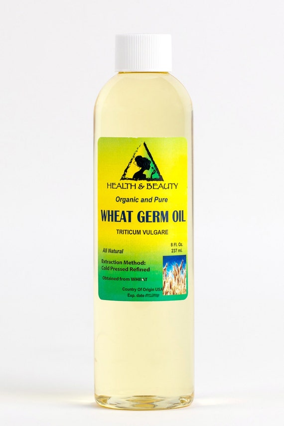 8 oz WHEAT GERM Oil REFINED Organic Carrier Cold Pressed 100%