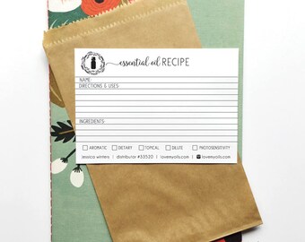 Doterra sample cards | Etsy