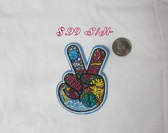 Peace sign backpack | Etsy