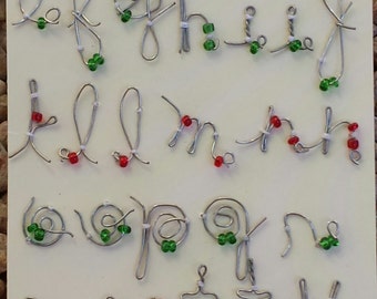 Wire letters | Etsy
