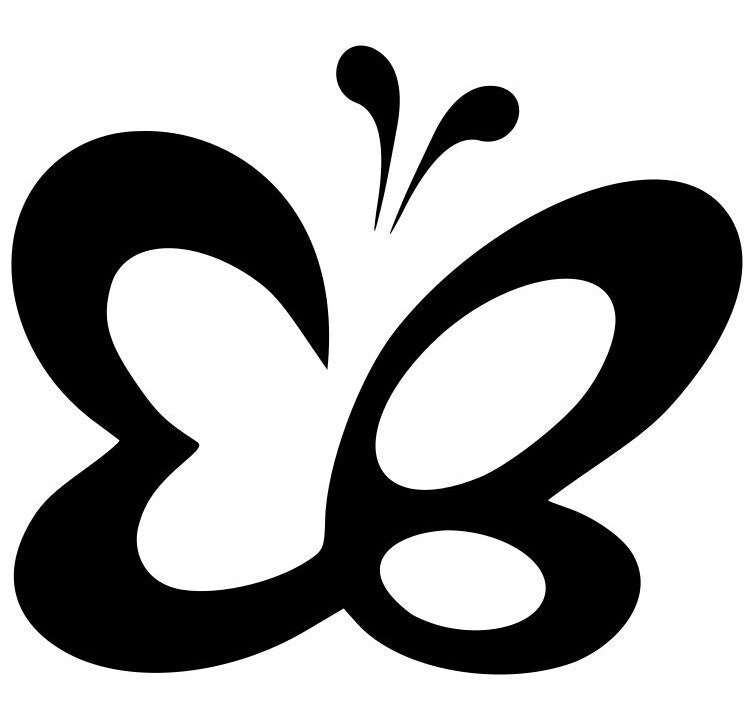 Epidermolysis Bullosa EB Butterfly Decal Car Decal Laptop