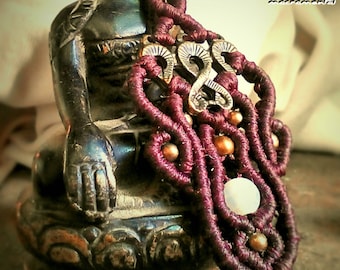 Macrame Jewelry New Age Jewelry Spiritual by macramental on Etsy