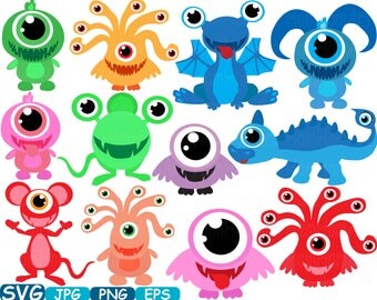 Monster inc clipart | Etsy