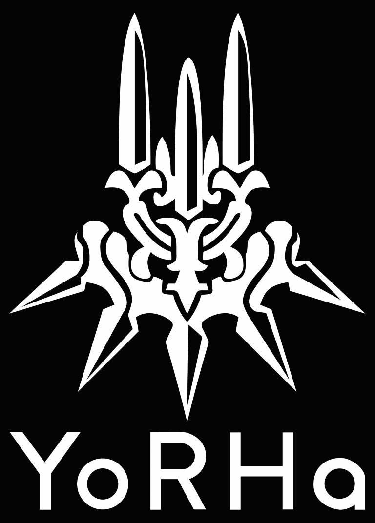 NieR Automata YoRHa emblem decal sticker