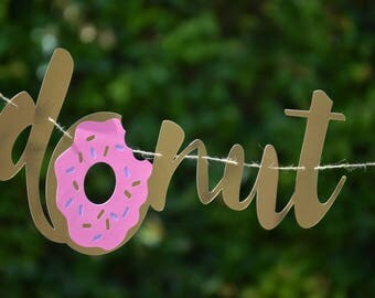 Donut sign | Etsy