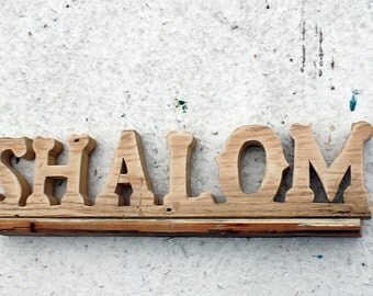 Shalom signs | Etsy