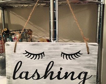 Eyelash signs | Etsy