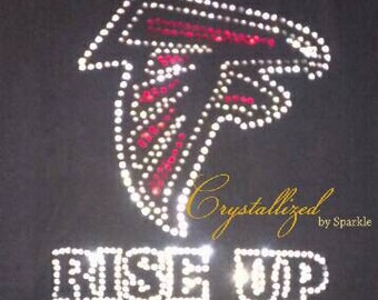 Falcons rhinestone | Etsy
