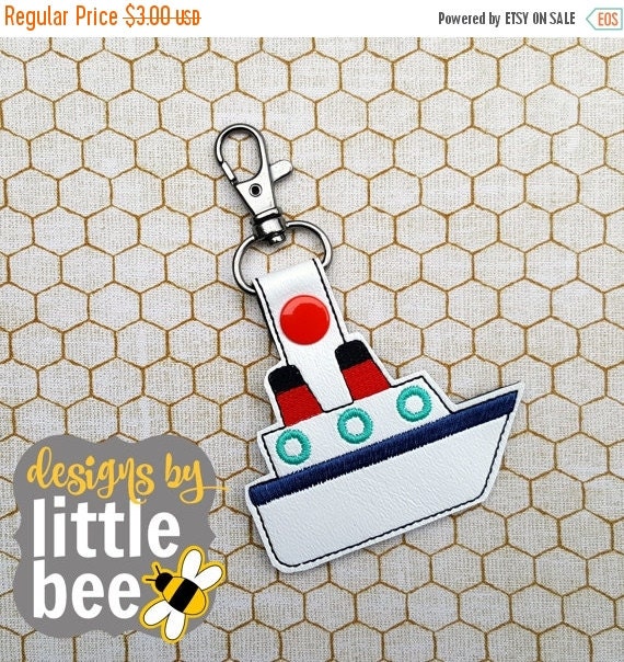 40% OFF SALE cruise ship vacation key fob by designsbylittlebee