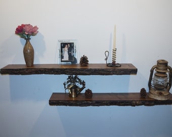 Live edge shelf | Etsy