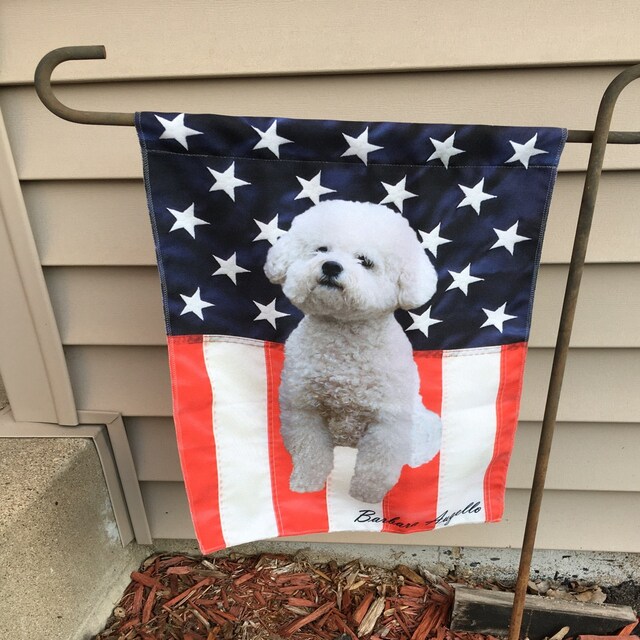 Yellow Lab Patriotic Flag Yellow Lab Gift Yellow Lab Flag