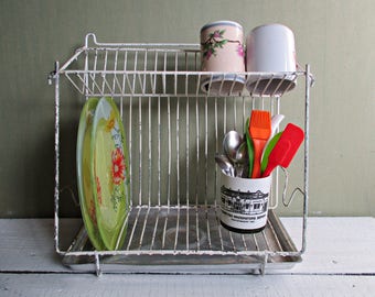 Vintage metal shelf | Etsy