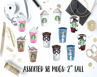 Starbucks decal | Etsy