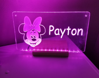 Led acrylic sign | Etsy