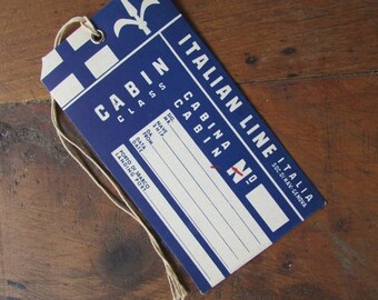 Vintage luggage tags | Etsy