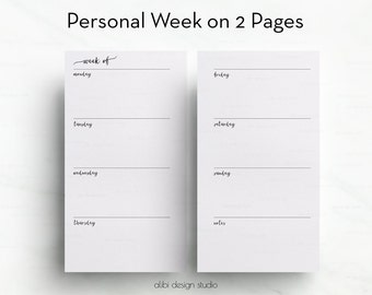 Weekly planners | Etsy