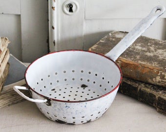 White enamelware | Etsy