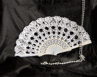 Lace hand fan | Etsy
