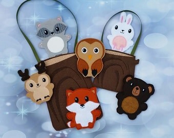 Fox finger puppet | Etsy