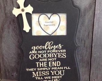 Goodbye frame gift | Etsy