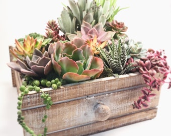 Rustic planter | Etsy