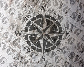 Compass svg | Etsy