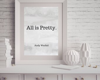 Warhol all is pretty | Etsy