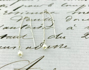 Pull through earring | Etsy